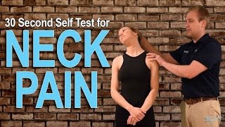 Neck Pain (Self Test) | Superior Physical Therapy