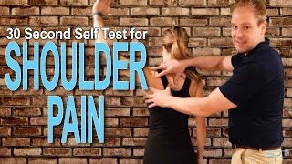 Shoulder Pain (Self Test) | Superior Physical Therapy